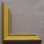 フレーム品番：M201-Y（イエロー）額縁フレーム｜Picture frame｜Yellow｜Hand painted | アトリエフォロン ...