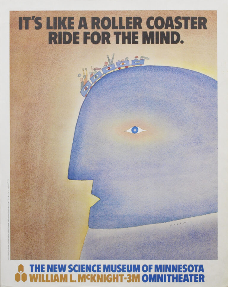 IT’S LIKE A ROLLER COASTER RIDE FOR TE MIND./ジャン・ミシェル・フォロン【Jean Michel ...