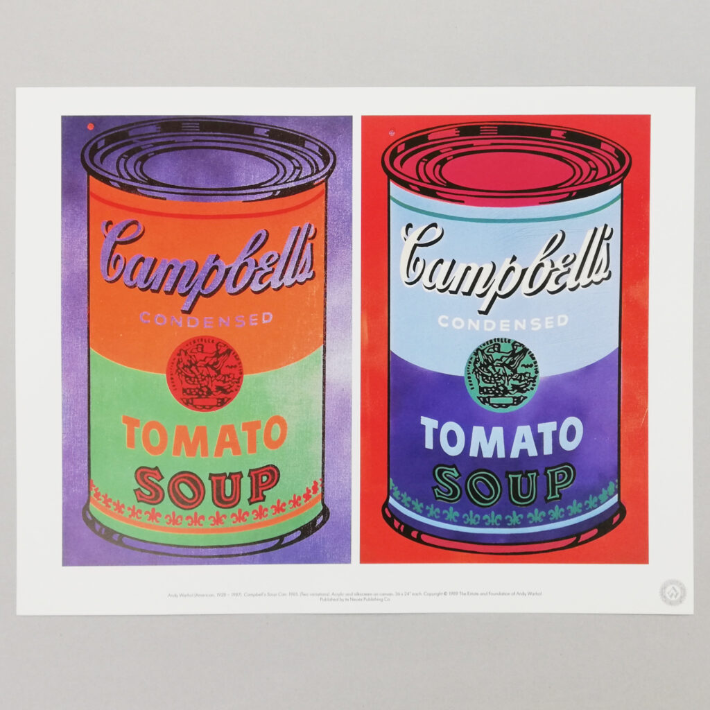 Campbell’s Soup Can 1965/アンディ・ウォーホル【Andy Warhol】ポスター | アトリエフォロン｜京都の額縁工房