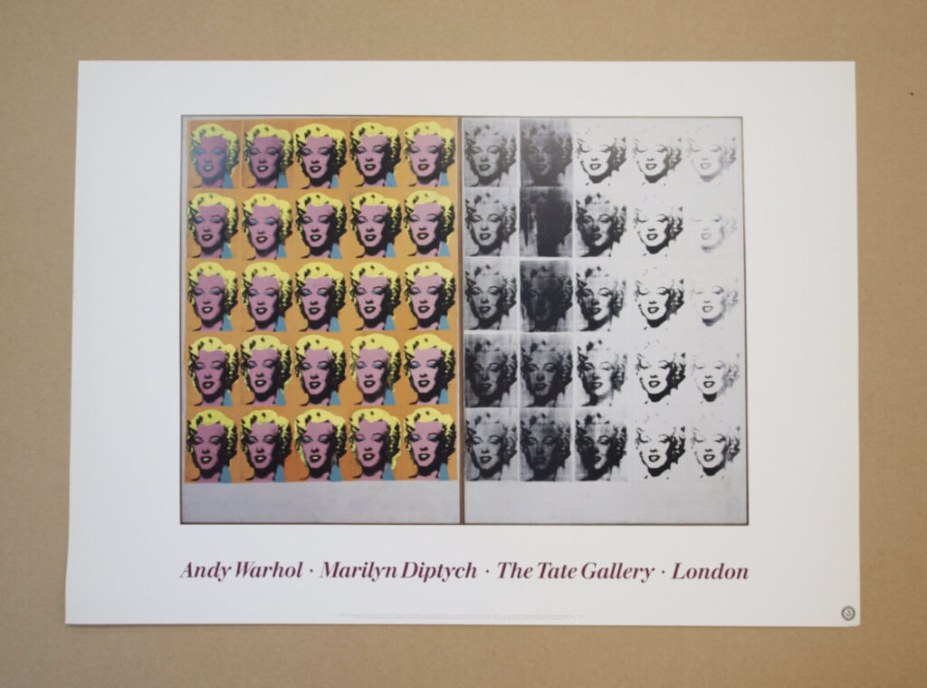 Marilyn Diptych The Tate Gallery,London/アンディ・ウォーホル【Andy Warhol】ポスター ...