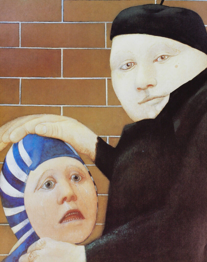 Schoolmeester met kind 1961/コ・ウェステリック【Co Westerik】ポスター | アトリエフォロン｜京都の額縁工房